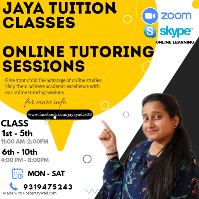 Copy of Online Classes Instagram Post | PosterMyWall