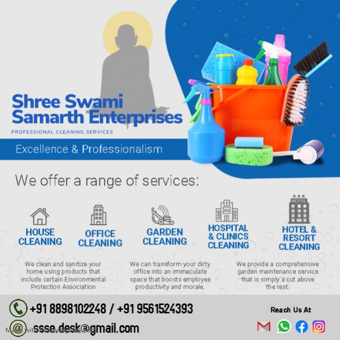 Copy of Copy of Grey Deep Cleaning Ad Instagram Image | PosterMyWall