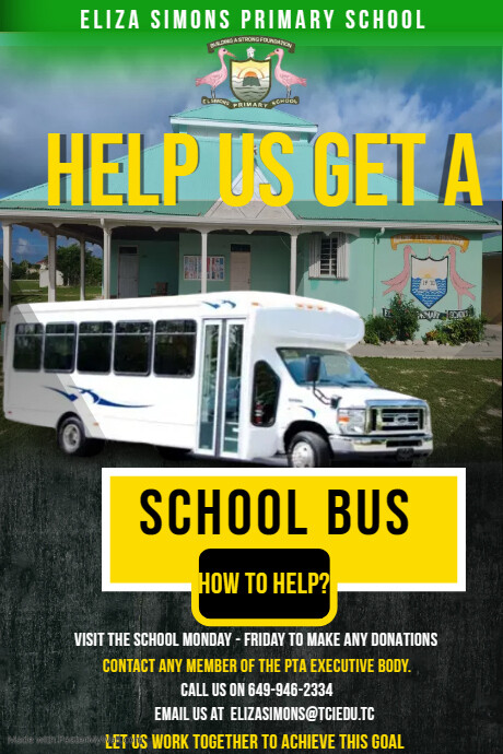 Copy of Yellow Modern School Bus Driver Hiring Flyer | PosterMyWall