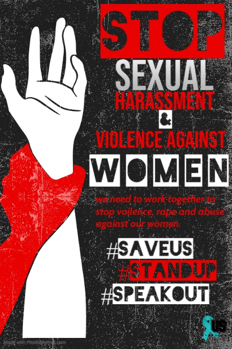 Copy of Stop Sexual Harassment Poster | PosterMyWall