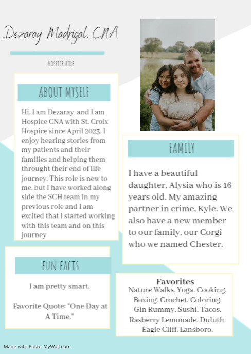 Copy of Bio Data (8) | PosterMyWall