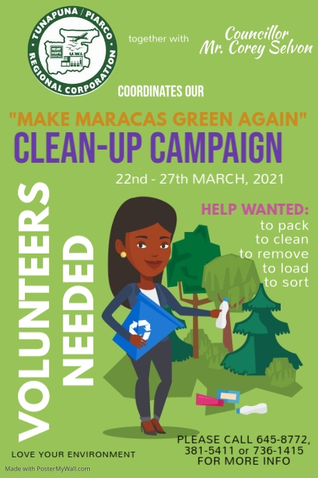 Maracas / Santa Margarita Clean Up | PosterMyWall