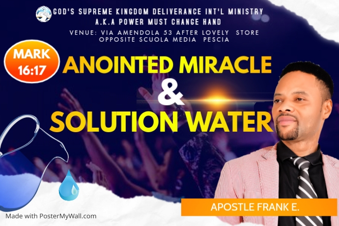 Copy of Anointing Oil Service Flyer | PosterMyWall