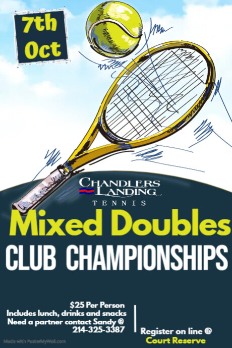 Tennis Tournament Poster | PosterMyWall