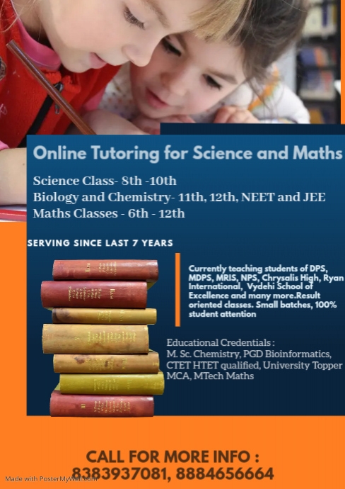 Copy of Home Tutoring Flyer | PosterMyWall