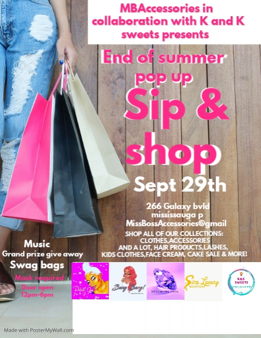Copy of POP-UP SHOP FLYER | PosterMyWall