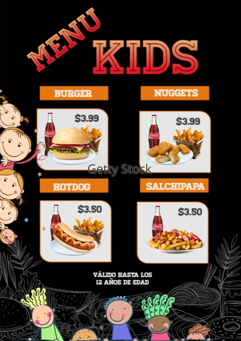 MENU BURGER (1) | PosterMyWall