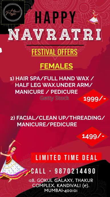 Navratri sale up to 60% off Discount Offer In | PosterMyWall