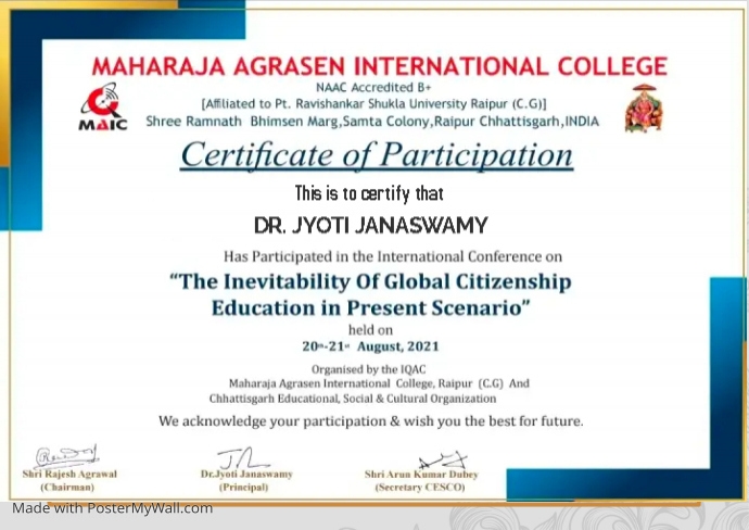 ministry certificte | PosterMyWall