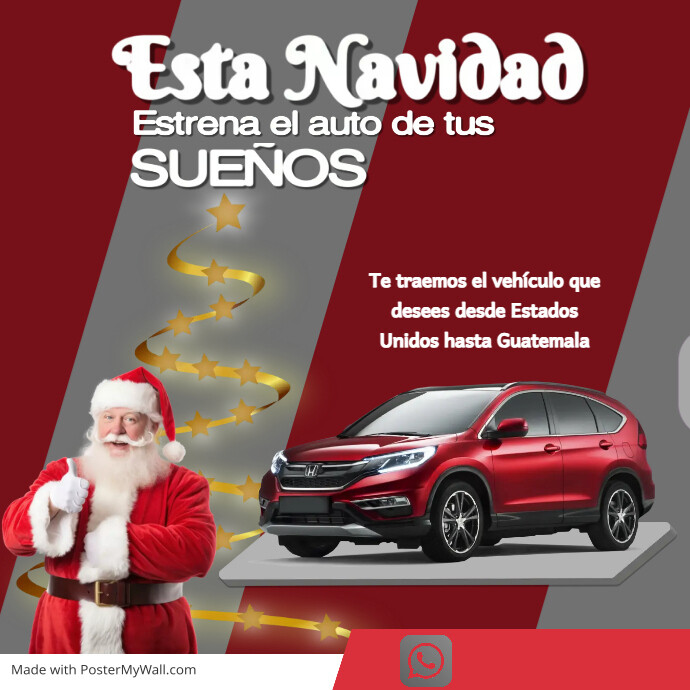 Red and Grey Car for Sale Ad Square Video | PosterMyWall