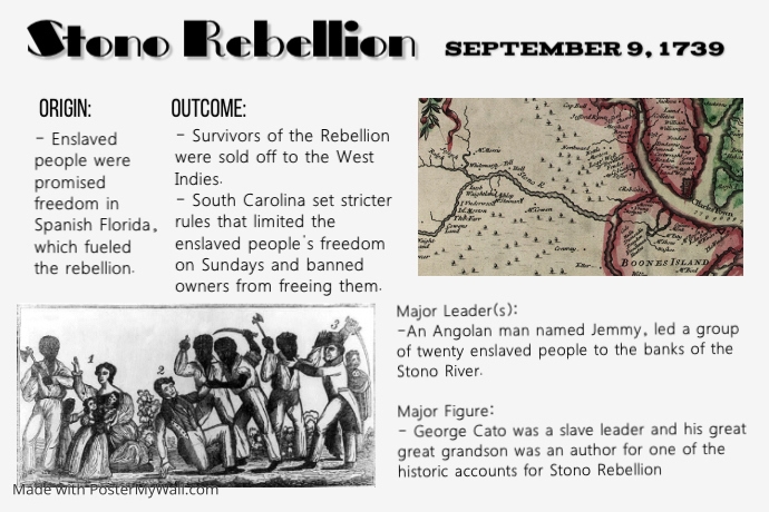 Stono Rebellion | PosterMyWall