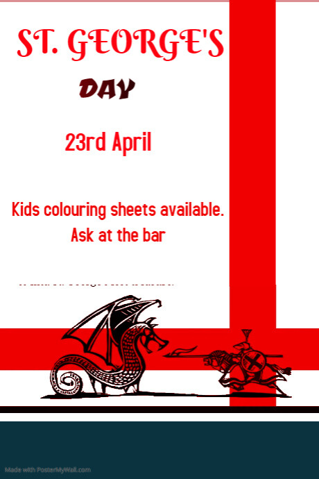 Copy of st. george's day, st george day | PosterMyWall