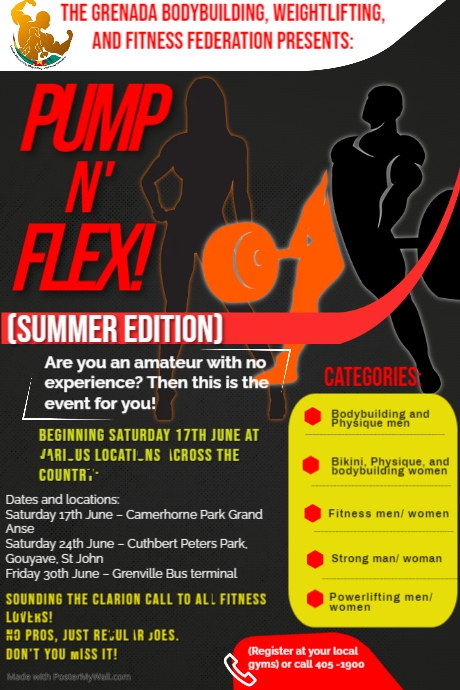 Fitness | Gym | Sports Center Advert | PosterMyWall