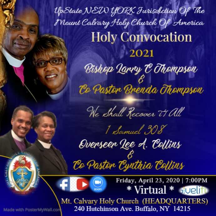 Copy of Copy of Episcopal Consecration flyer | PosterMyWall