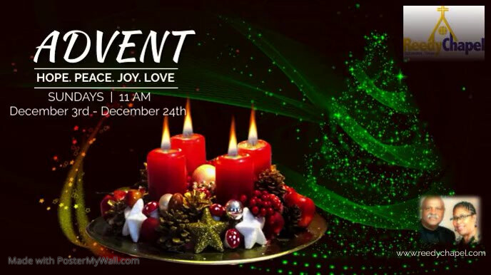 Copy of Advent Sunday Service (1) | PosterMyWall