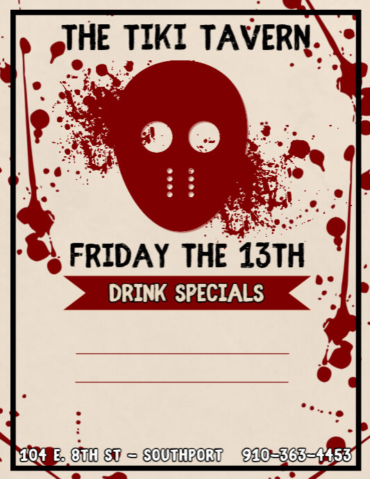 friday the 13th Flyer Design Template | PosterMyWall