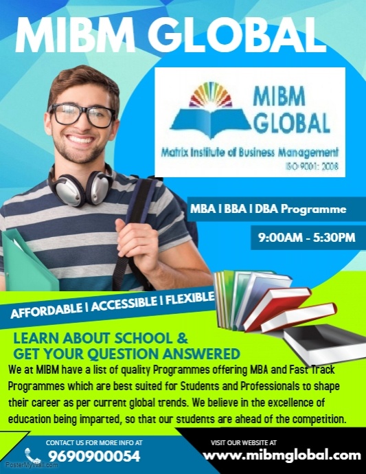 MBA Online Courses | PosterMyWall