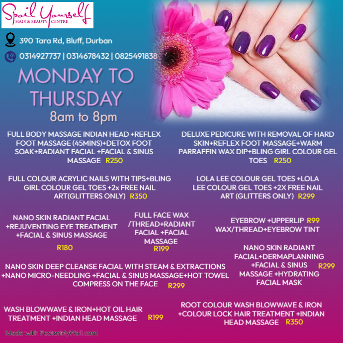 SYSA Monday to Thurs 23rd to 26th october | PosterMyWall