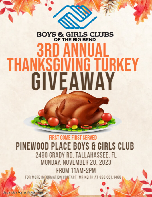 Roast Thanksgiving lunch flyer | PosterMyWall