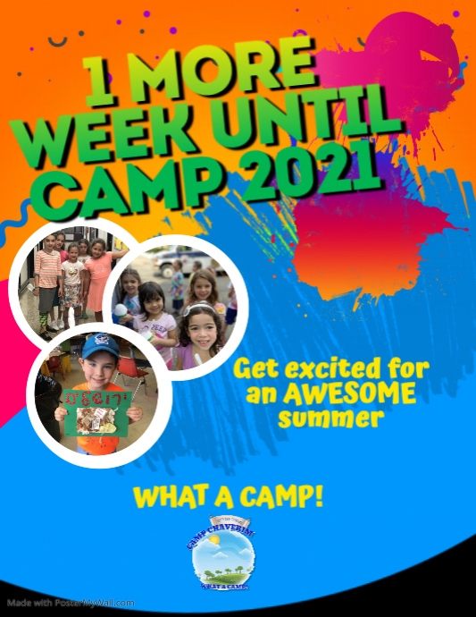 One week until Camp Flyer | PosterMyWall