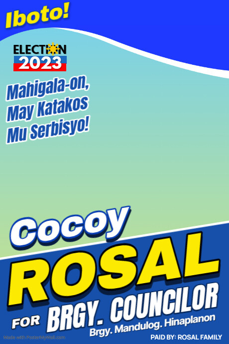 Barangay Poster Layout | PosterMyWall