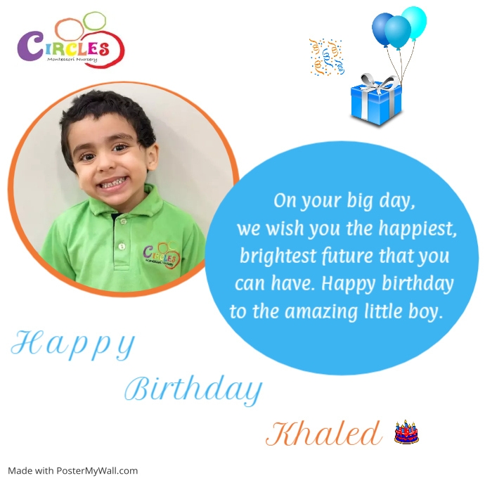 Copy of happy birthday square party invite colorful (6) | PosterMyWall