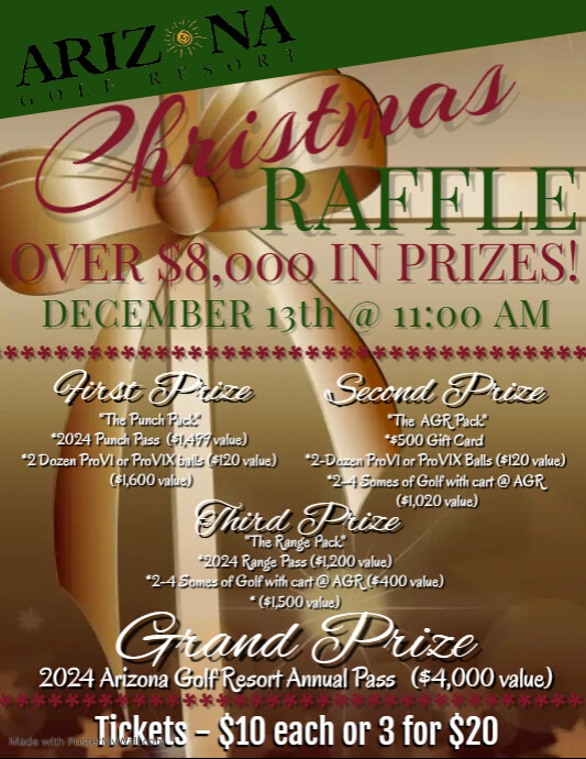 Copy of Christmas Raffle | PosterMyWall