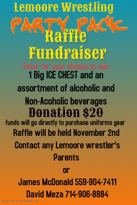 Copy of Copy of Raffle Ticket Fundraiser Movie Party Flyer Poster ...