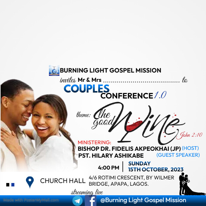 marriage conference | PosterMyWall