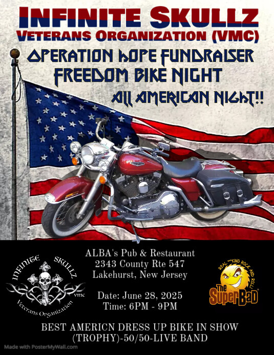 Copy of motorcycle run rally flyer template | PosterMyWall