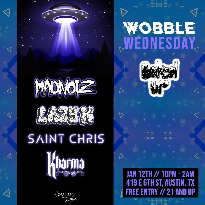 Copy of 3000 x 3000 Wobble Wednesday 1.12.21 | PosterMyWall