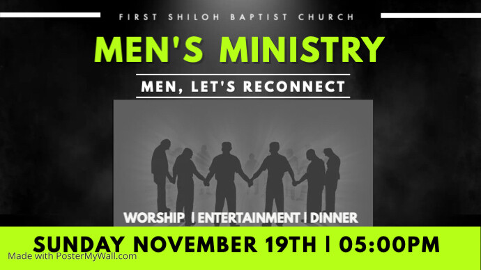 men's ministry (1) | PosterMyWall