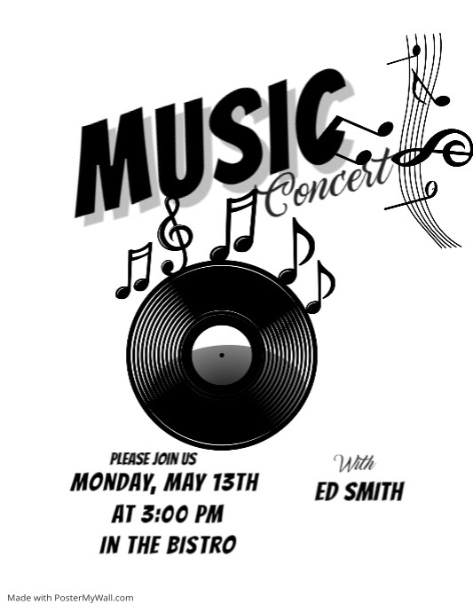Copy of live music show flyer template | PosterMyWall