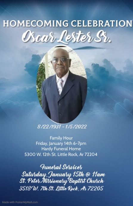 Copy of Obituary celebration of life funeral program | PosterMyWall