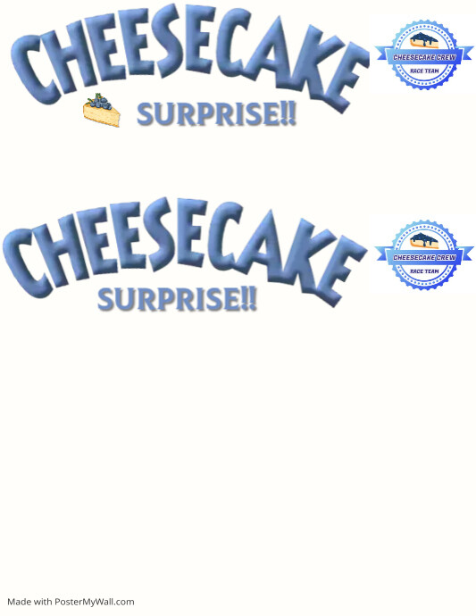 Blueberry cheesecake pastry flyer (1) | PosterMyWall