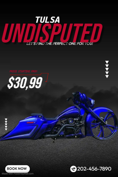 Exclusive Motorcycle Poster | PosterMyWall