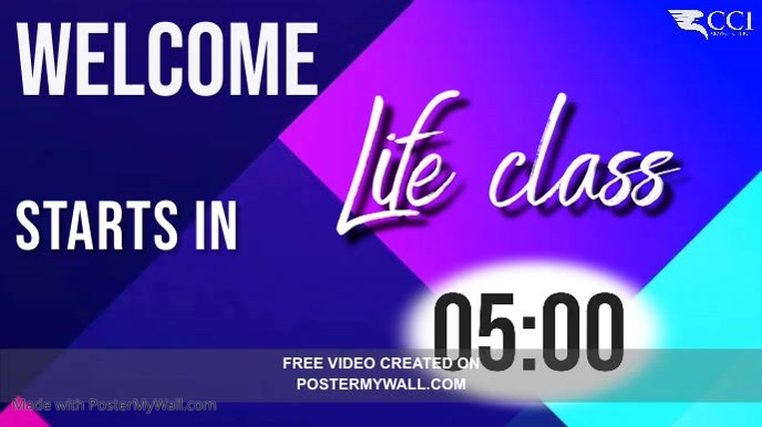 Worship Welcome Timer (1) | PosterMyWall