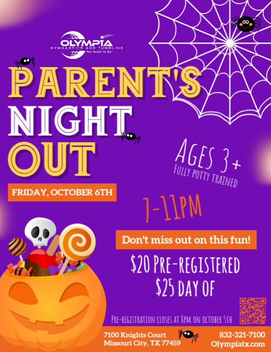 Parent's Night Out | PosterMyWall