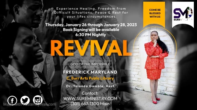 Revival Sunday service (1) | PosterMyWall