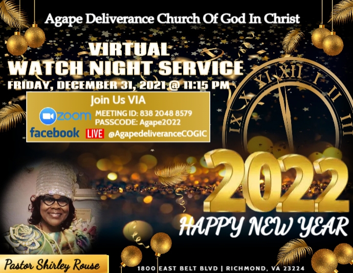 Watch Night Service | PosterMyWall