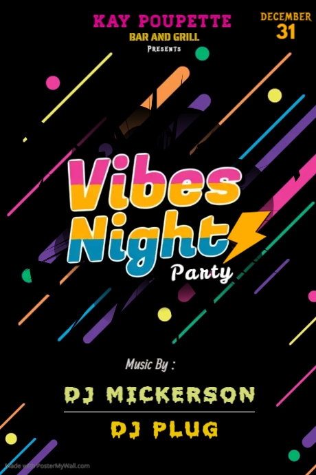 Copy of Flashback retro Party Club Template | PosterMyWall