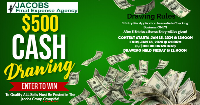 Cash Giveaway | PosterMyWall