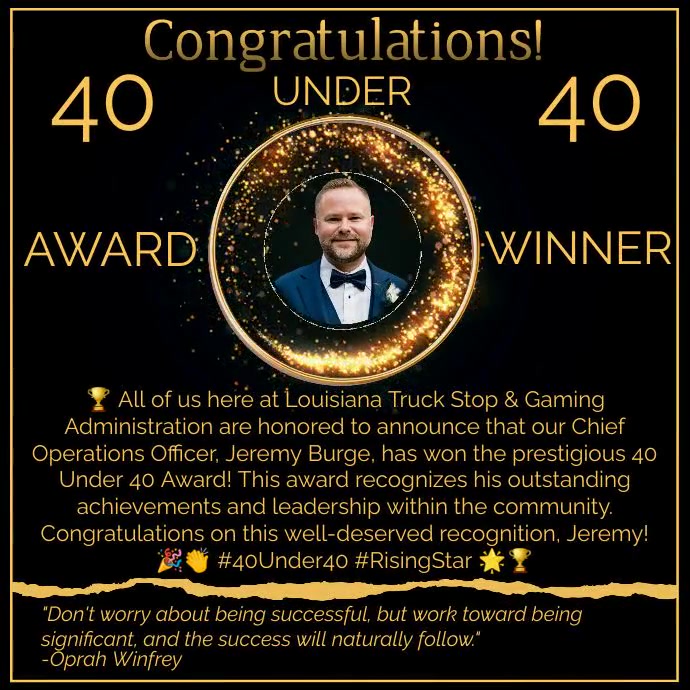 40 under 40 award | PosterMyWall