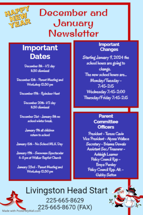 Newsletter, January newsletter | PosterMyWall