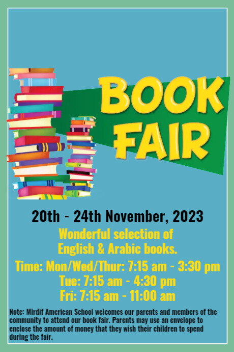 Book Fair, school template (1) | PosterMyWall