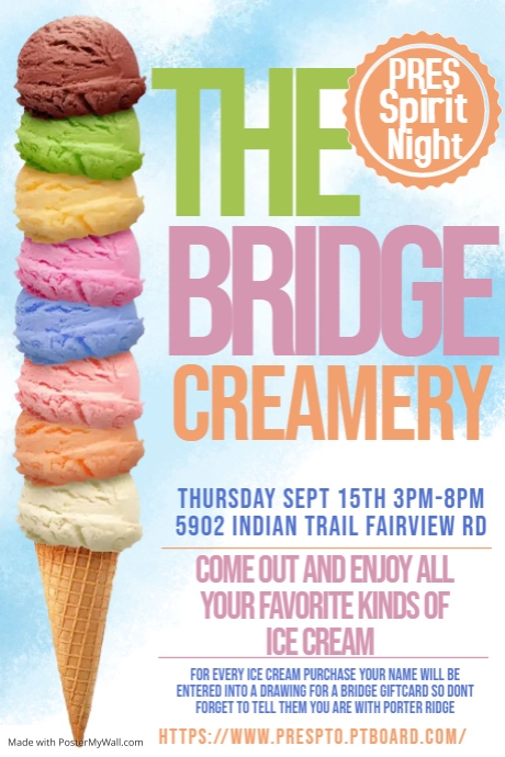 Copy of Ice Cream Party Poster | PosterMyWall