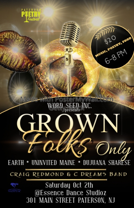 Copy of Copy of GROWN AND SEXY | PosterMyWall