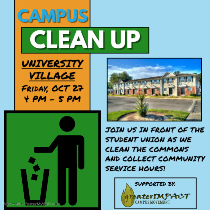 Campus Clean Up (3) | PosterMyWall