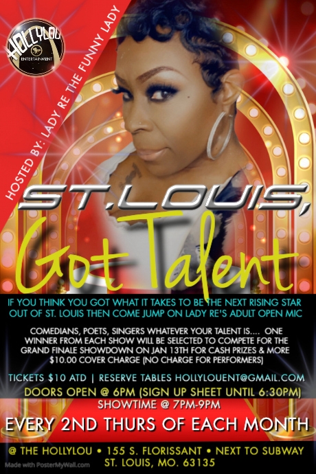 Copy of St. Louis Got Talent Showcase Flyer | PosterMyWall