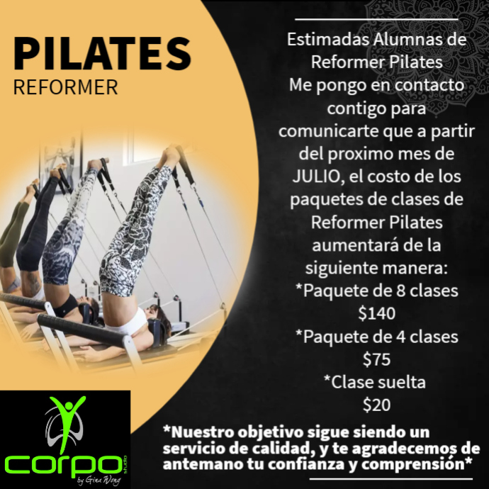 Pilates Class Ads | PosterMyWall